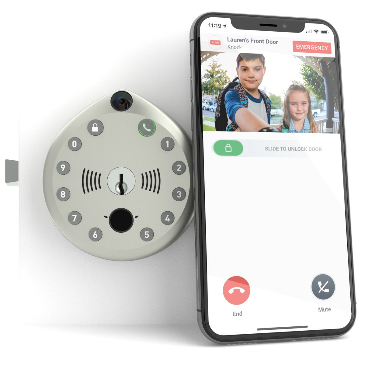 Smart Door Lock with Camera | Video Door Lock – Gate Video Smart Lock